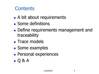 Requirements and Traceability With Pictures | PPT | Computing ...