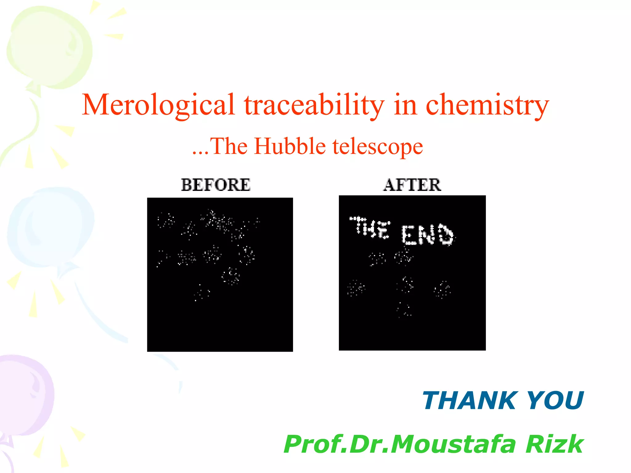THE CONCEPT OF TRACEABILITY IN LABORATORY MEDICINE - A TOOL FOR ...