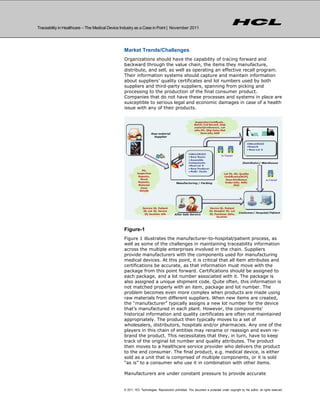 HCLT Whitepaper: Traceability in Healthcare~ The Medical Device ...