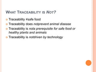 Traceability of meat and meat product | PPTX