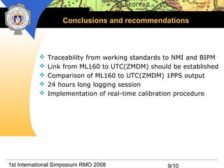 National Traceability of GPS Measurements in the Republic of Serbia ...