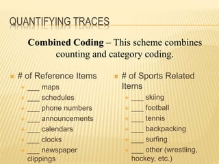 Trace coding | PPT
