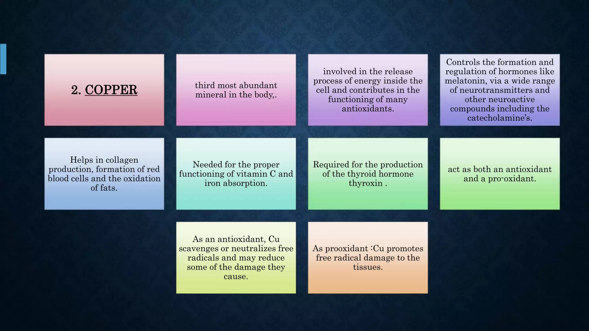 Trace elements ppt | PPTX