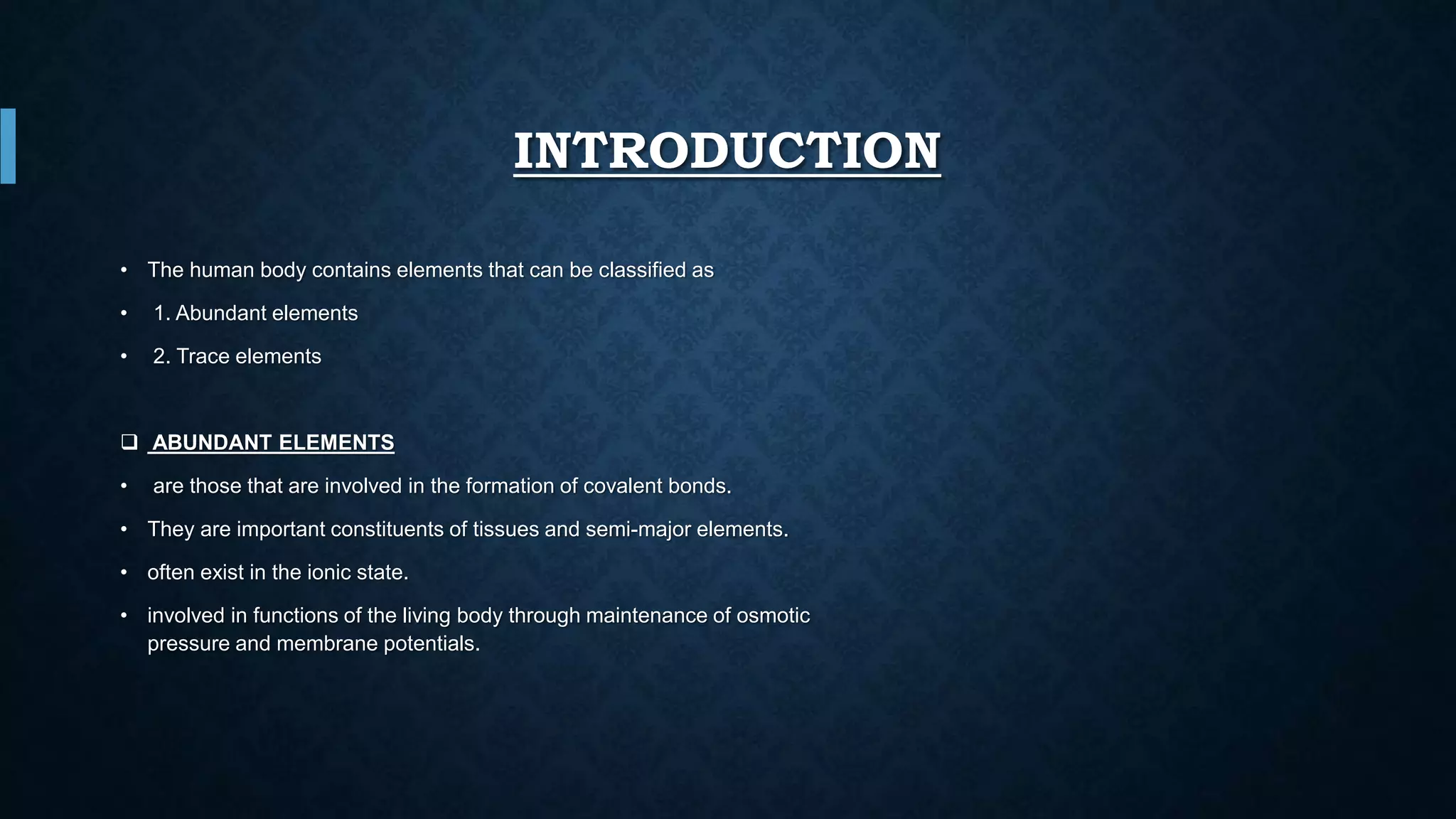 Trace elements ppt | PPTX