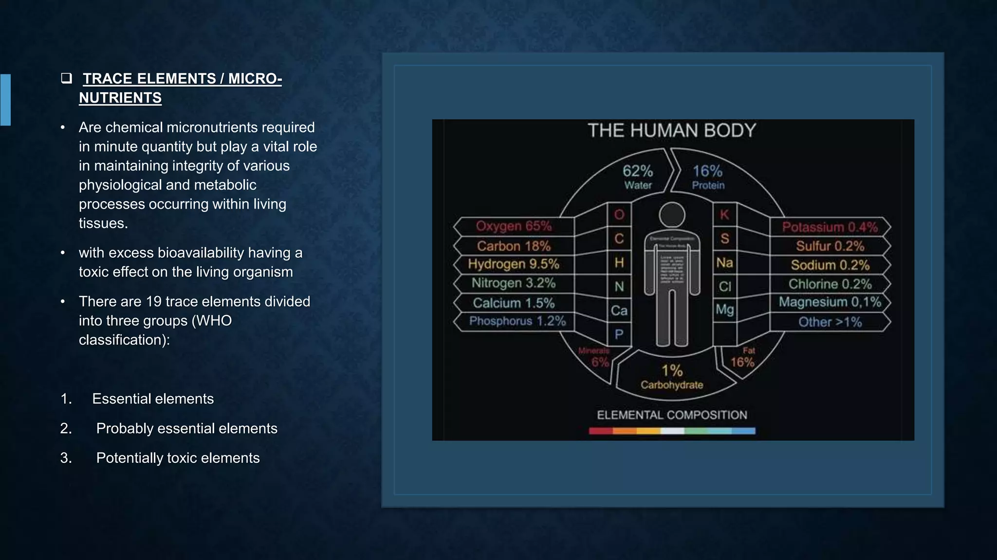 Trace elements ppt | PPTX
