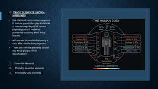 Trace elements ppt | PPTX