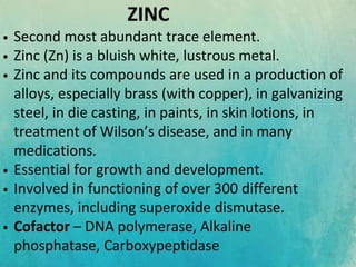 Trace elements | PPTX