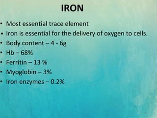 Trace elements | PPTX