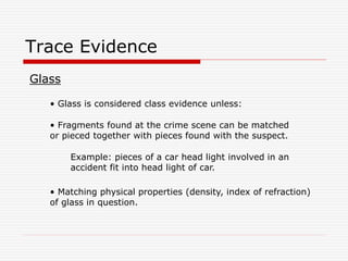 Trace Evidence.ppt