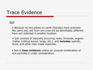 Trace Evidence.ppt