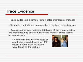 Trace Evidence.ppt