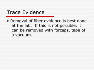 Trace Evidence.ppt
