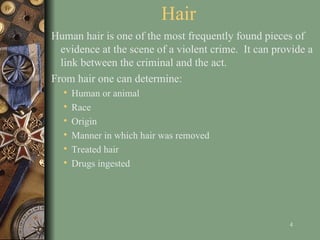 Comprehensive Forensic Science Guide: Trace Evidence Analysis of Hair ...