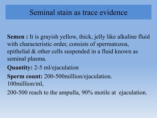 Trace evidence blood group | PDF