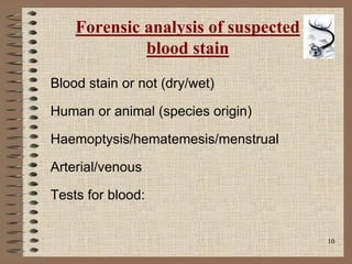 trace evidence in forensic medicine practice | PPT
