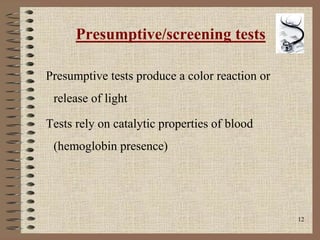 trace evidence in forensic medicine practice | PPT