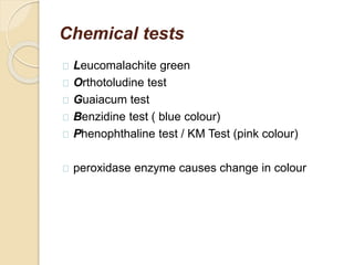 Trace evidences | PPTX