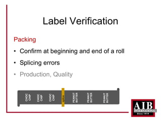 Allergen Control Webinar: Label Control | PDF