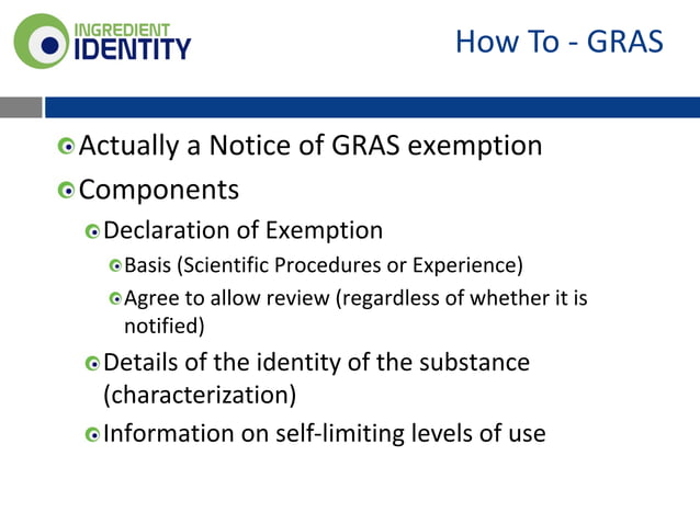 What Is GRAS? | PDF