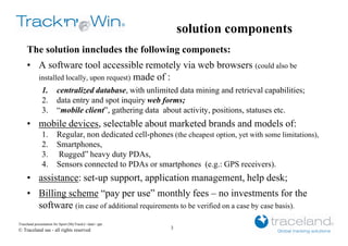 TracK&Win(Sport tracking) | PDF | Smartphones | Consumer Electronics