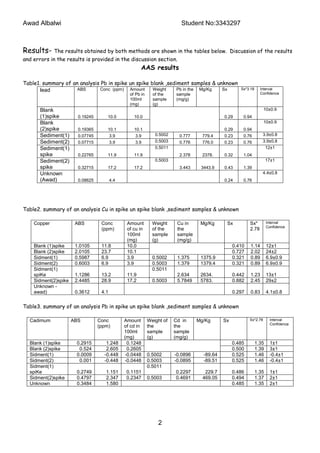 Trace metal analysis in sediments using aas and asv techniques | PDF ...