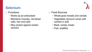 Trace Minerals and elements for human body | PPTX | Thyroid Disorders | Endocrine and Metabolic ...