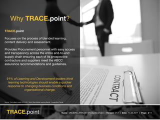 TRACE.point Product Overview 2017 | PDF | Computing | Technology ...