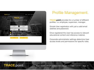 TRACE.point Product Overview 2017 | PDF | Computing | Technology ...