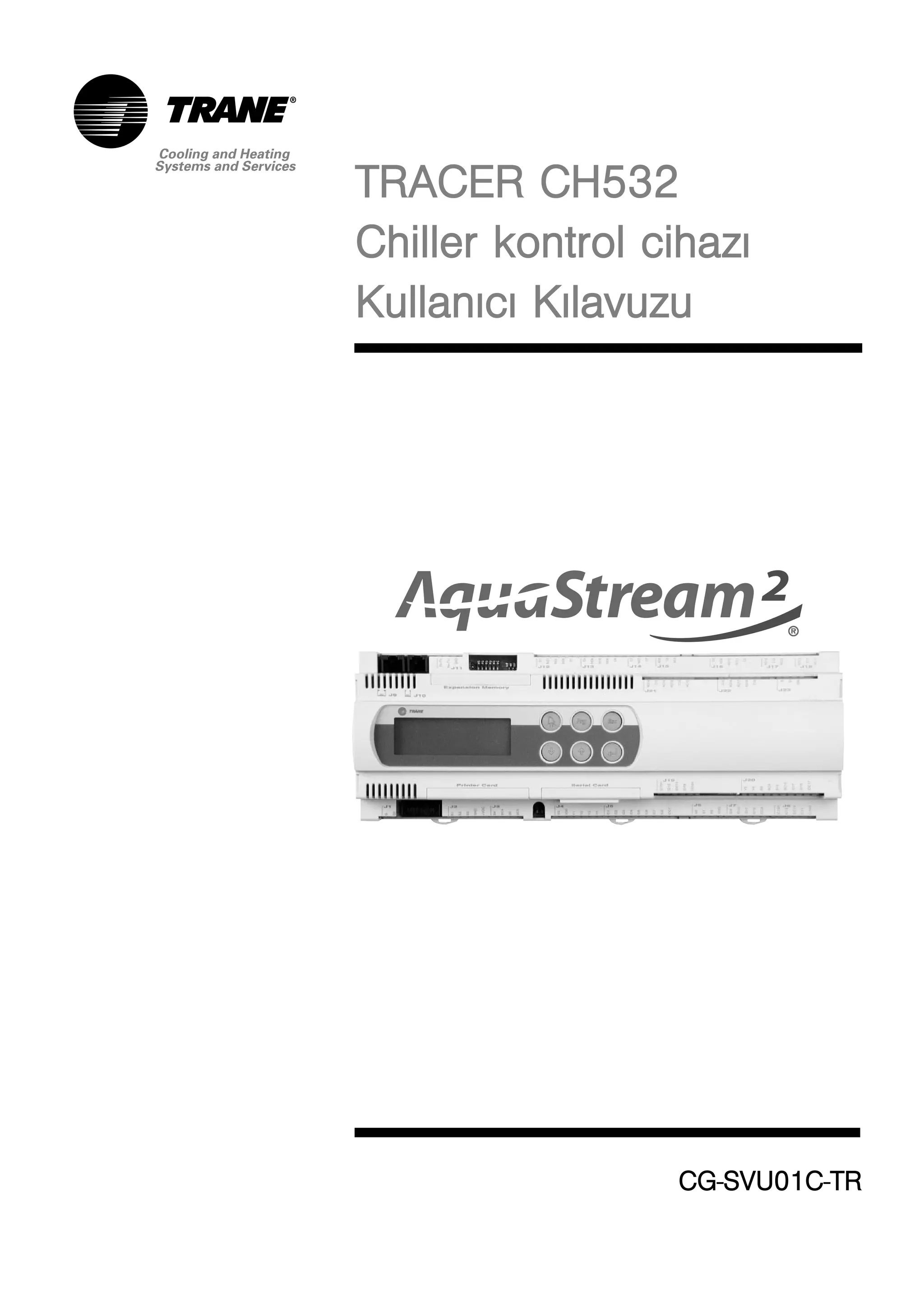 Tracer ch532 chiller kontrol cihazi kullanici kilavuzu aqua stream 2 language turkish (735.3 kb ...