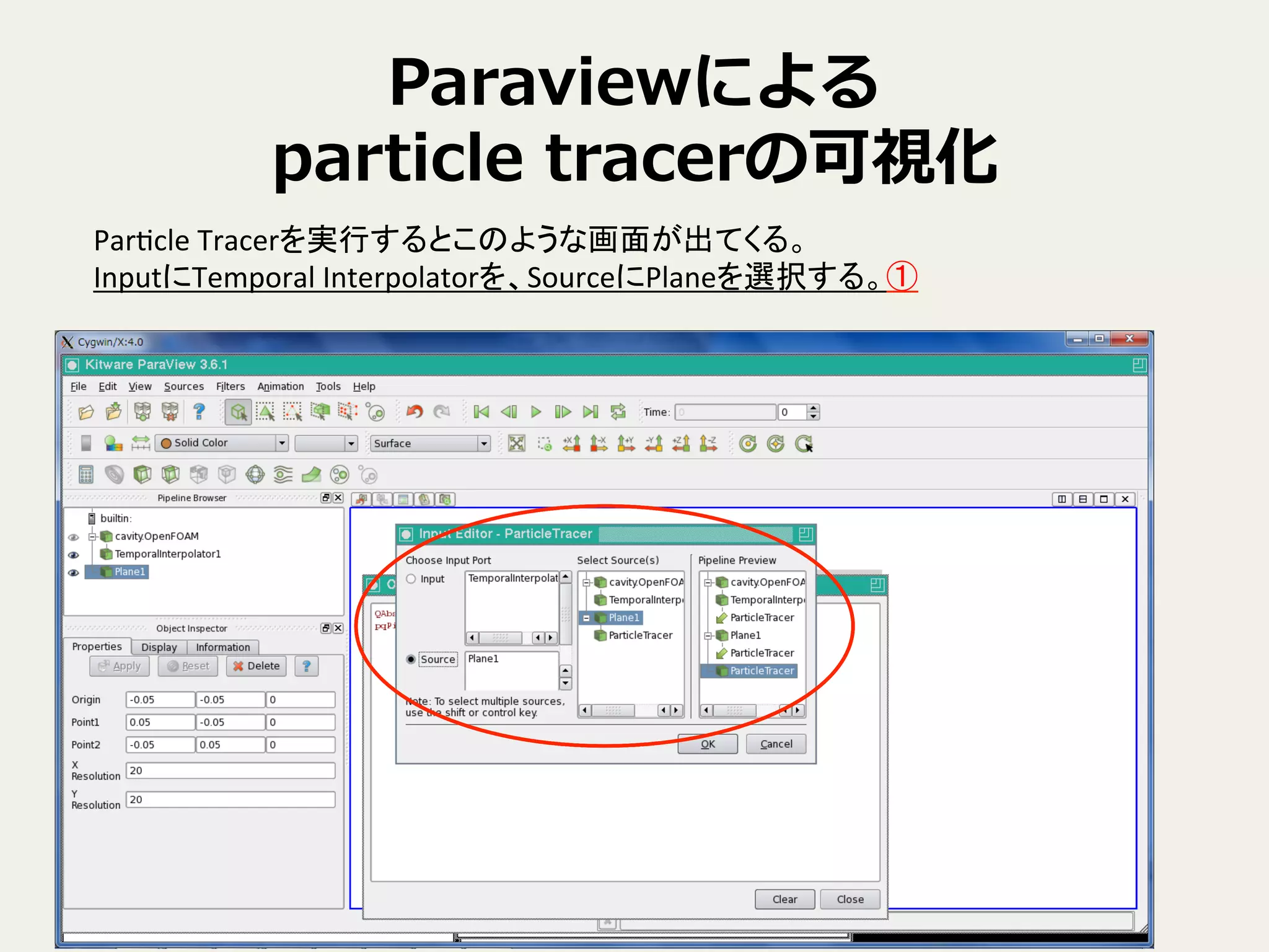 ParaviewでのParticle Tracerを用いた可視化 | PDF
