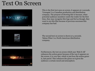 Tracers Trailer Analysis | PPT