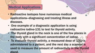 Principle, uses and application of tracers in biology. MSc Botany | PPTX
