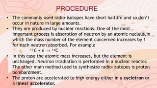 Principle, uses and application of tracers in biology. MSc Botany | PPTX
