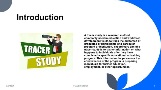 Tracer Study Outline and introduction on how to | PPTX