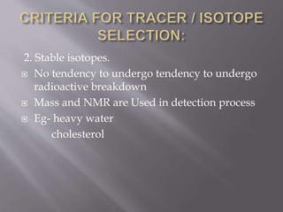 Tracer technique. | PPTX