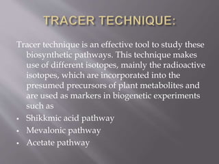 Tracer technique. | PPT
