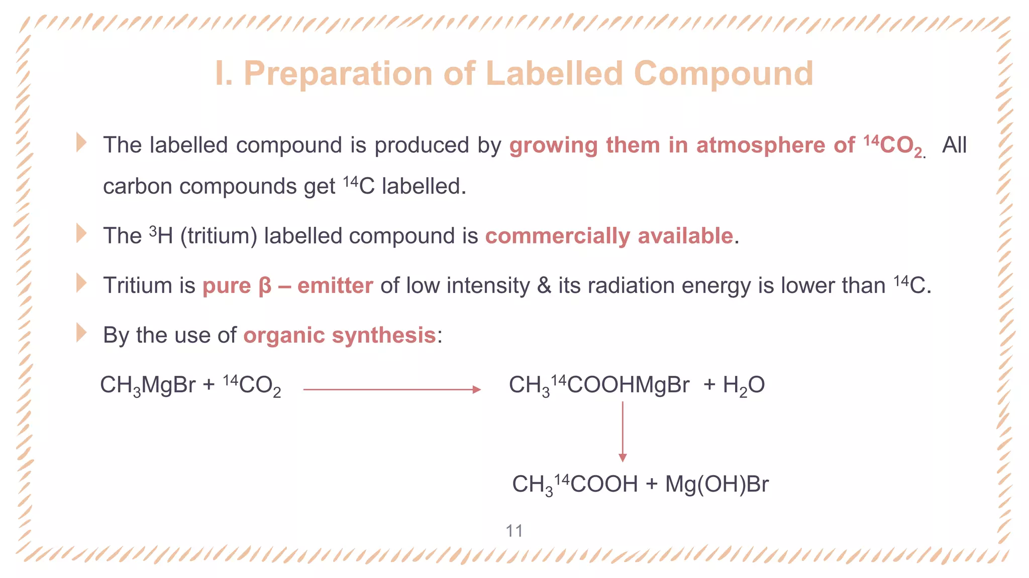 Tracer techniques, General techniques for biosynthetic studies ...