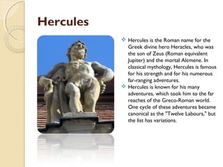 Traces of hercules in cluj napoca | PPT | Hinduism | Religion ...