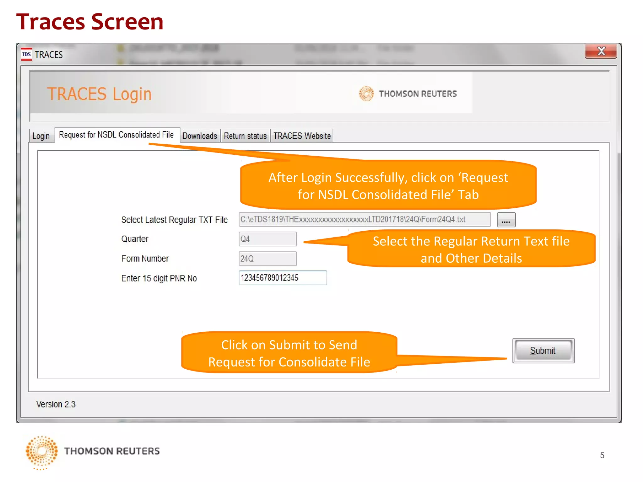 Traces connectivity | PPT