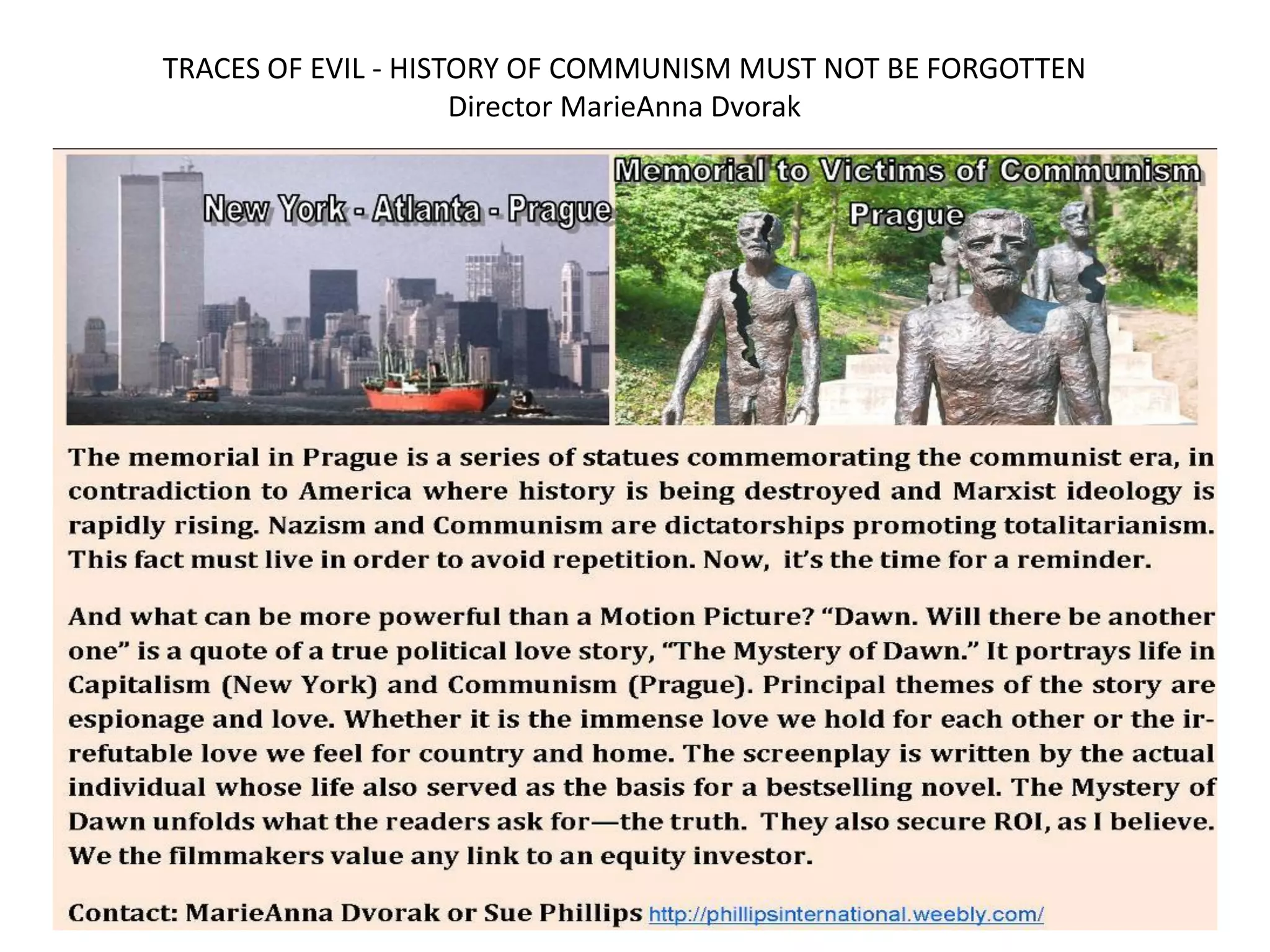 HISTORY OF COMMUNISM MUST NOT BE FORGOTTEN | PPT