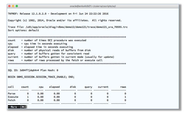 Understanding SQL Trace, TKPROF and Execution Plan for beginners | PPTX | Databases | Computer ...