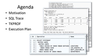 Understanding SQL Trace, TKPROF and Execution Plan for beginners | PPTX