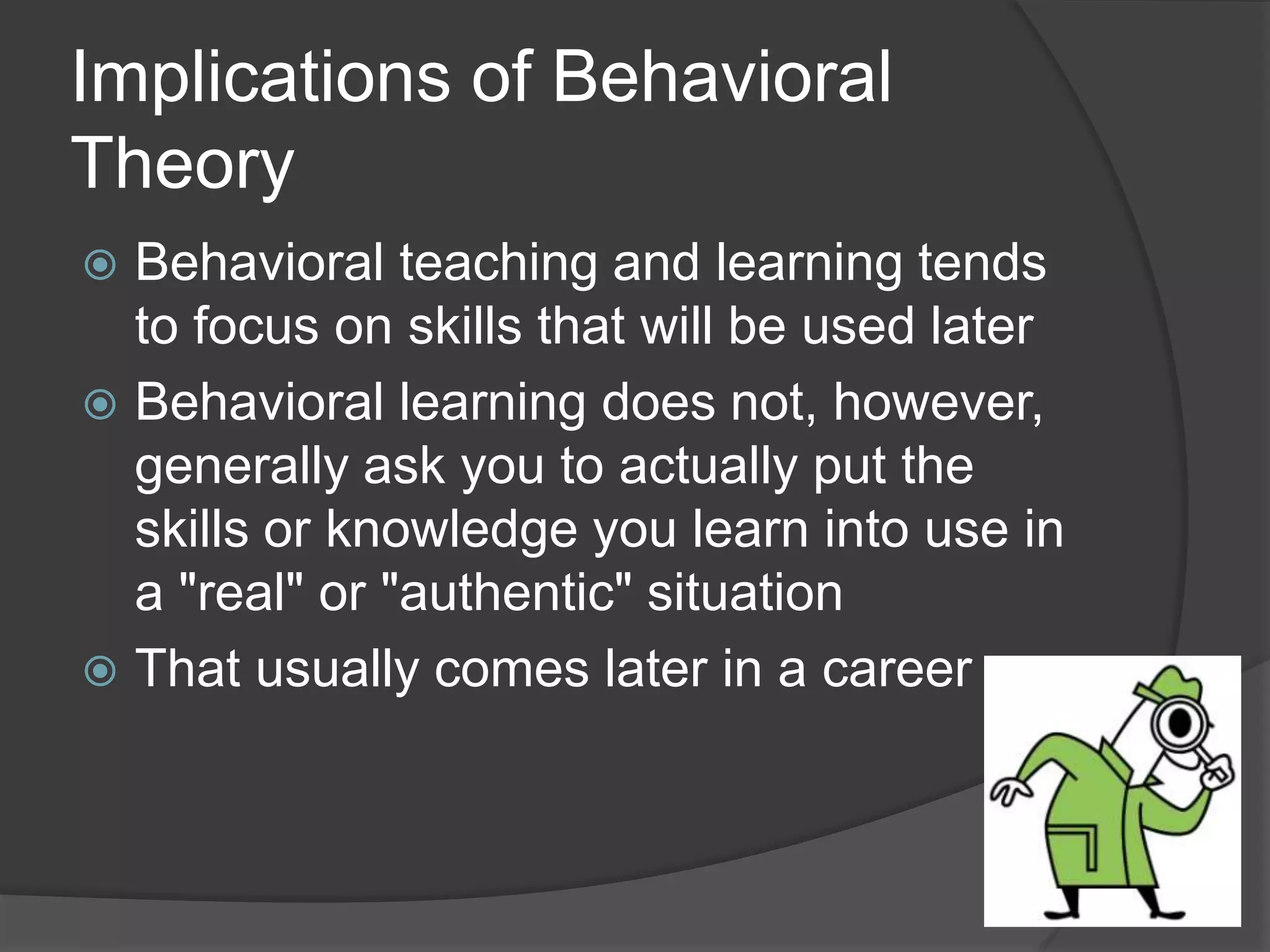 Module 13: Learning Theories | PPT