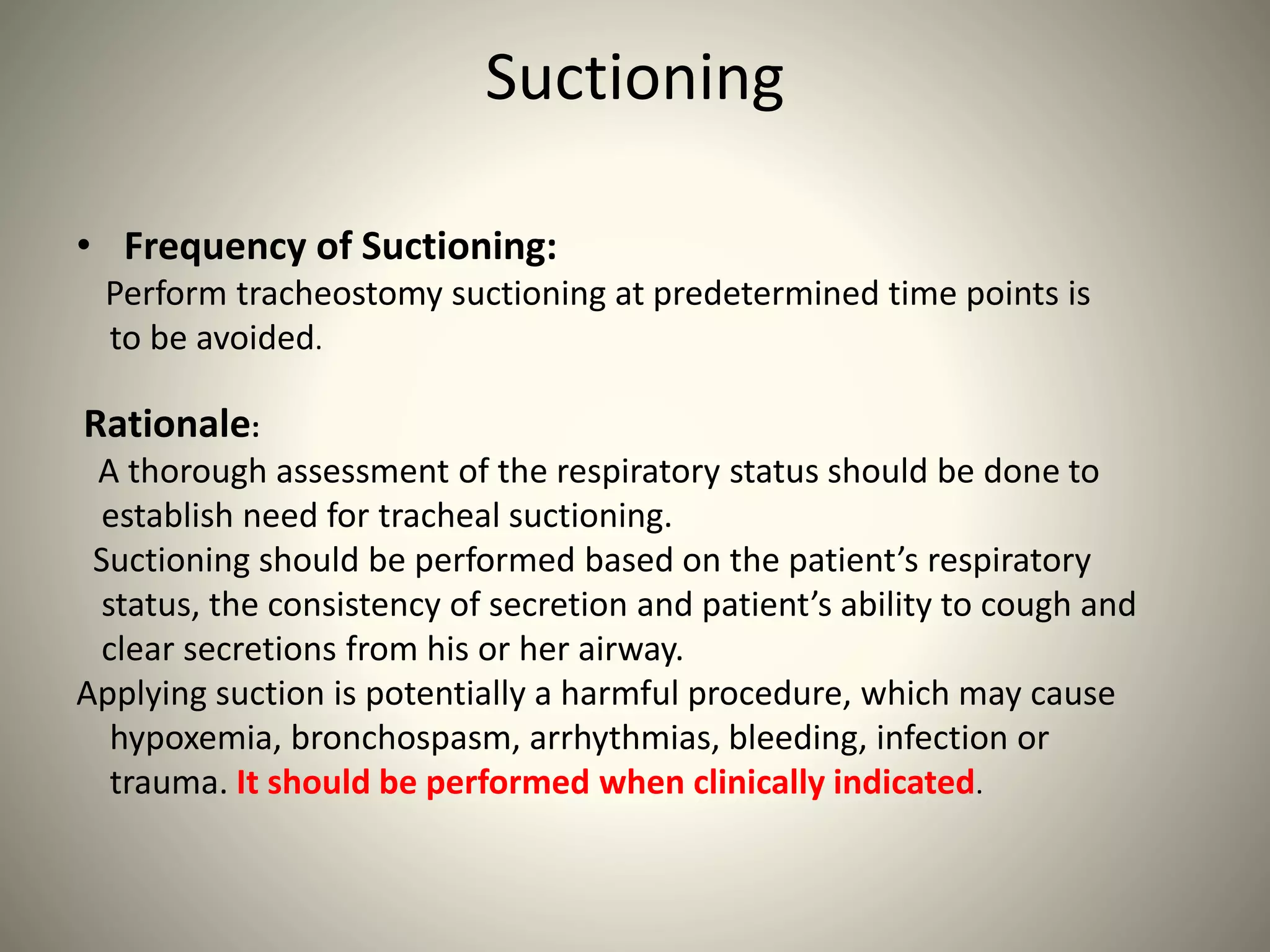 Tracheostomy care | PPTX