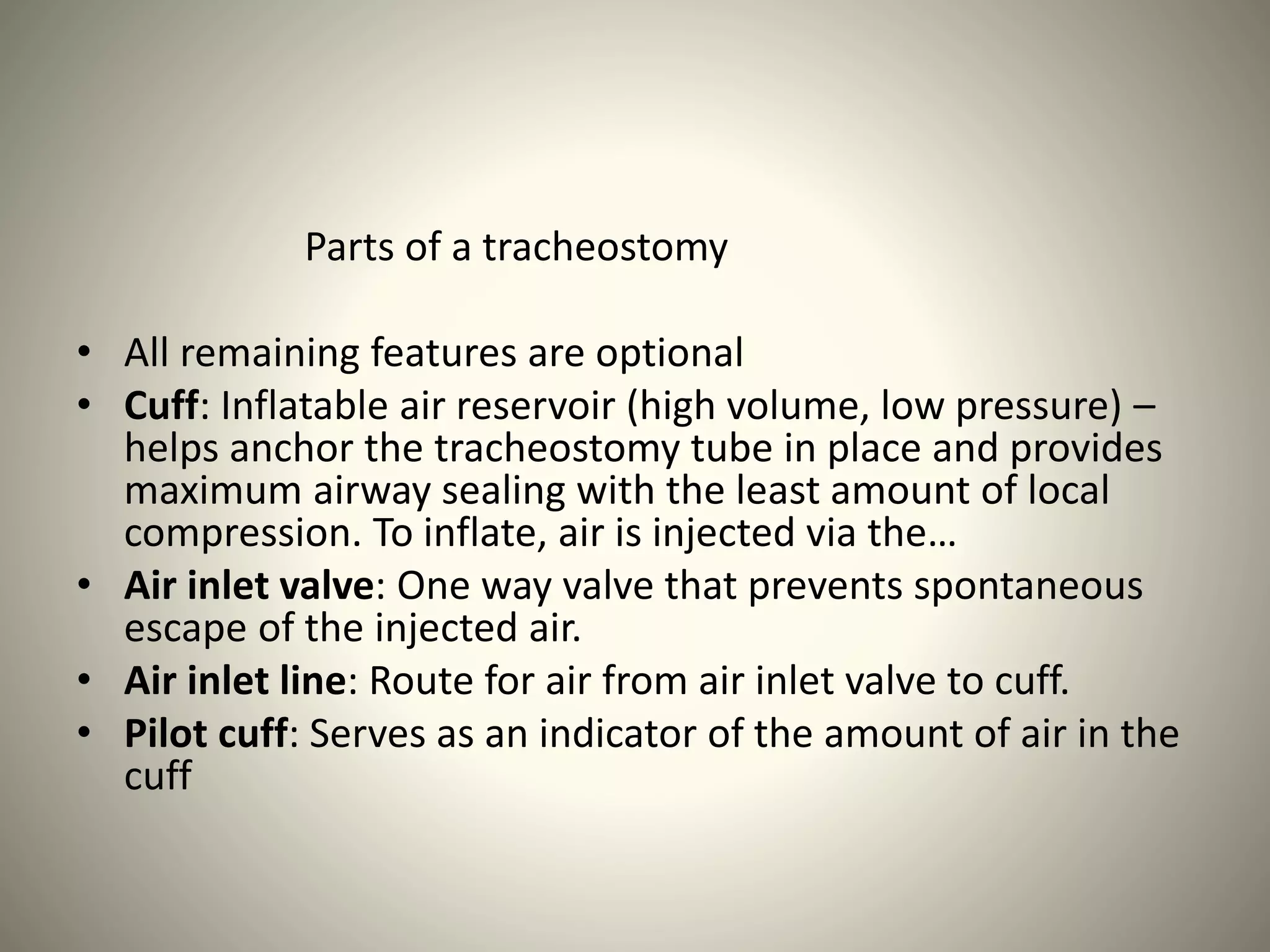 Tracheostomy care | PPTX