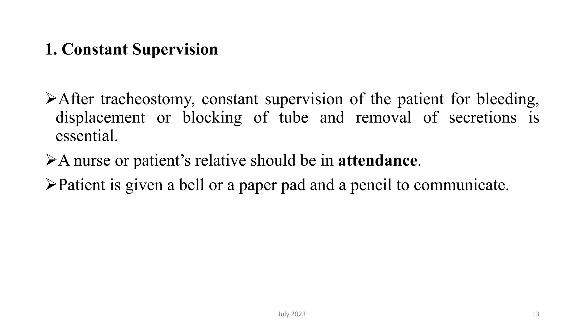 tracheostomy care in hospitalized patient | PPTX