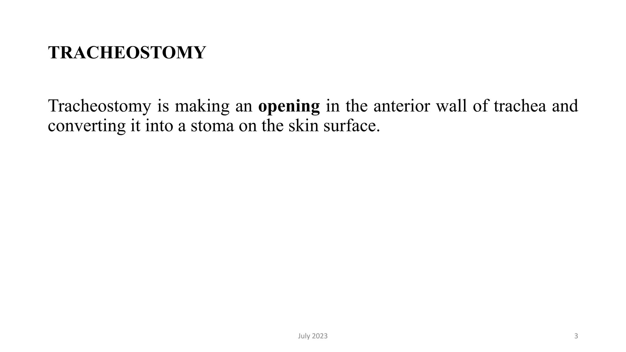 tracheostomy care in hospitalized patient | PPTX