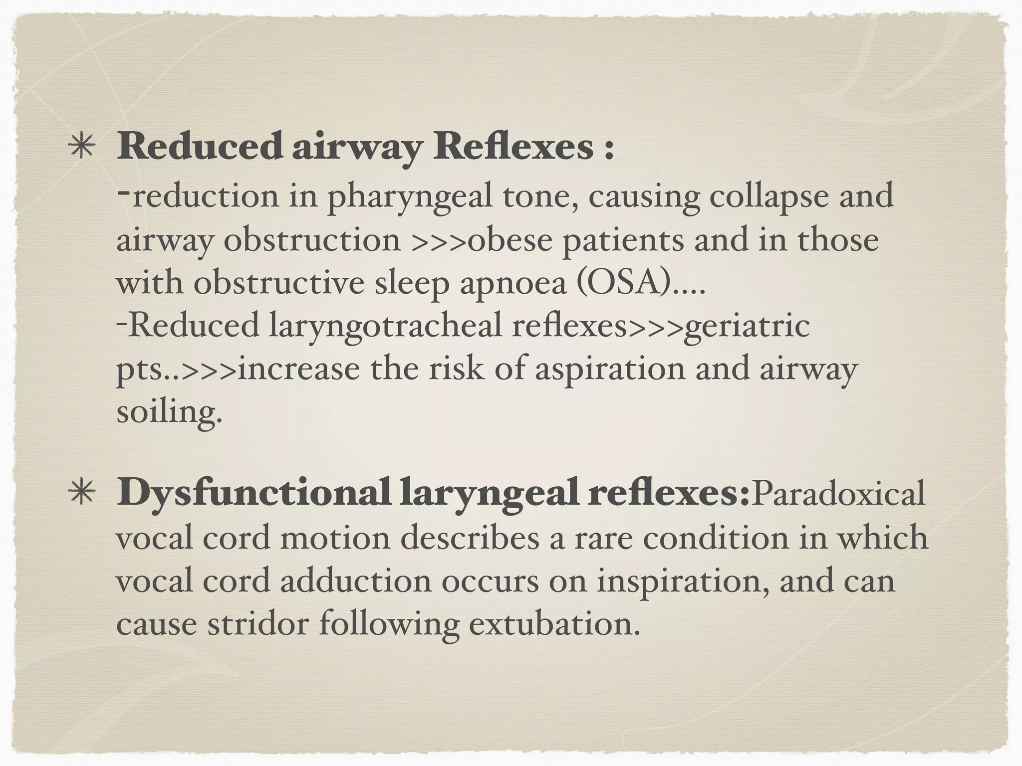 Tracheal extubation lecture | PDF | Ear, Nose and Throat Conditions ...