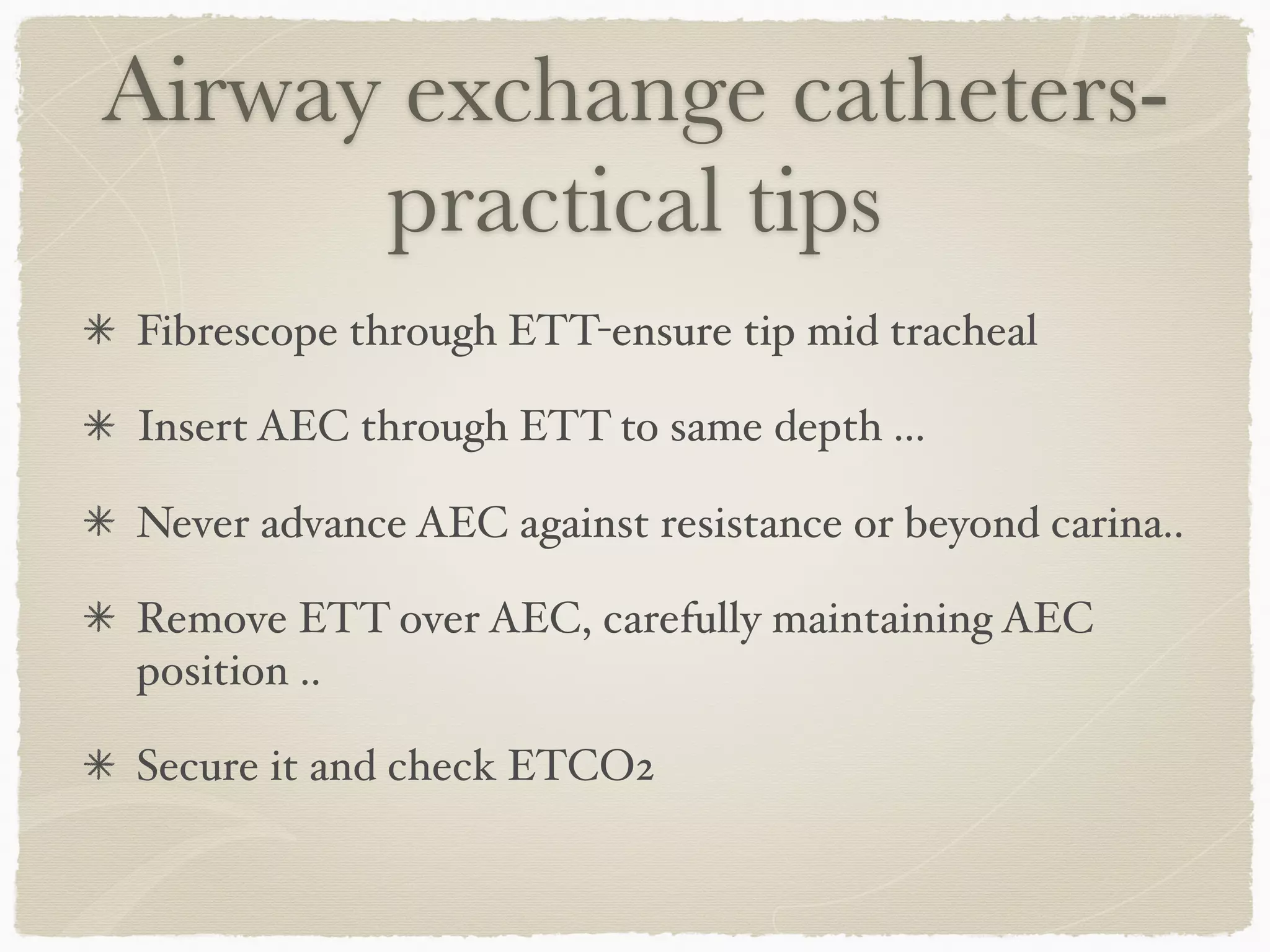 Tracheal extubation lecture | PDF | Ear, Nose and Throat Conditions | Diseases and Conditions