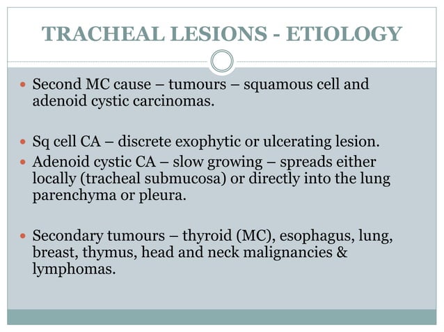 Tracheal resection - anesthesia | PPTX | Lung and Respiratory Health ...